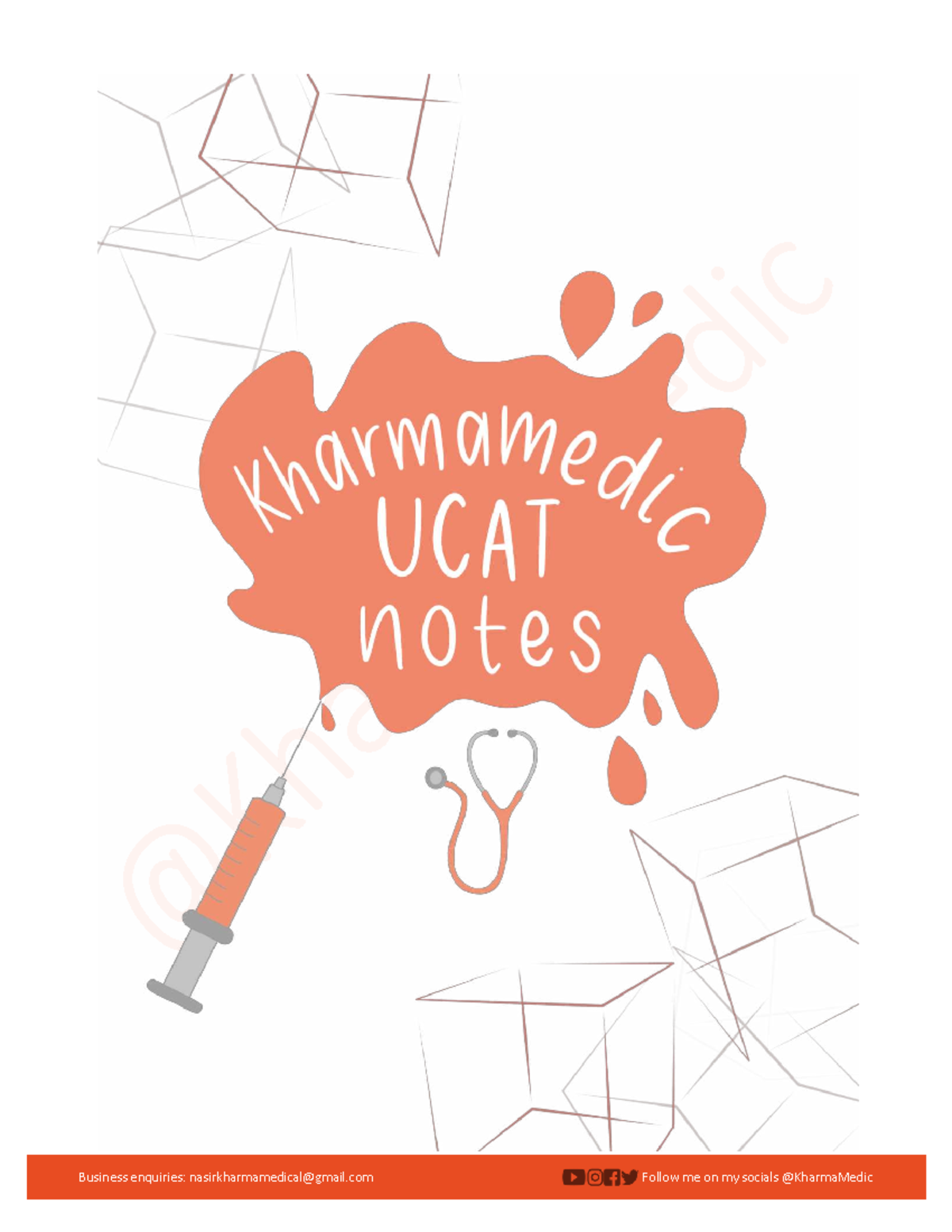 UCAT Study Notes: Strategies & Tips by KharmaMedic - Studocu