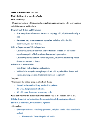 BIOL 112 - UBC - Biology Of The Cell - Studocu