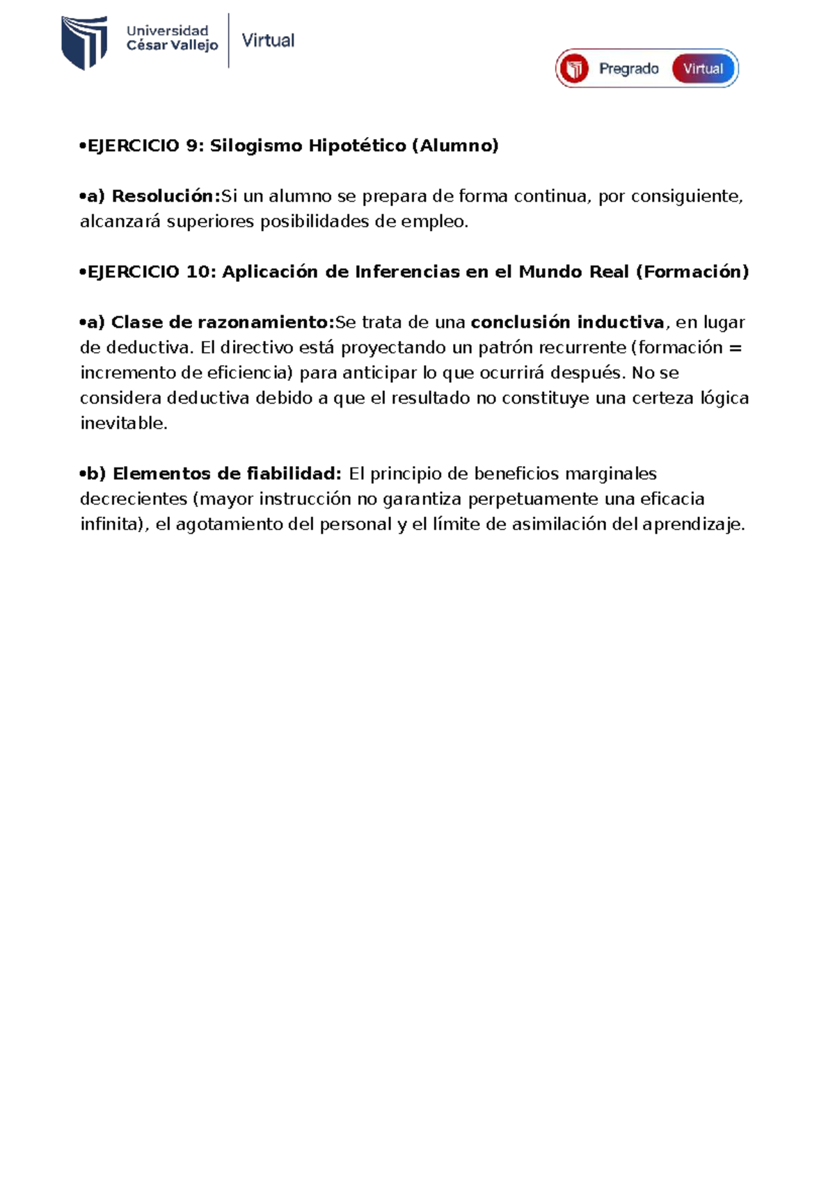 Pensamiento Lógico: Silogismo Hipotético y Aplicación de Inferencias ...