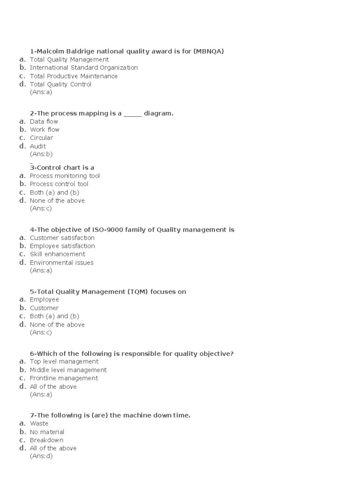 SQA MCQ - Software Quality Assurance Multiple Choice Questions - Studocu