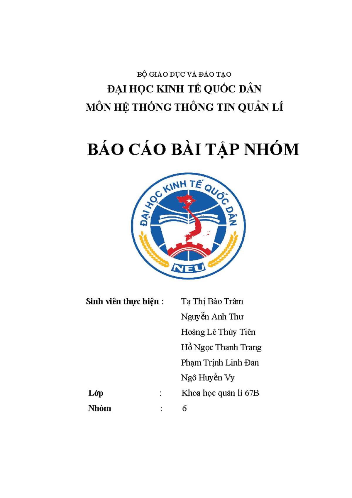 BÁO CÁO NHÓM 6 - HỆ THỐNG WORKDAY VÀ 1C:ERP (MÔN HỆ THỐNG THÔNG TIN QUẢN LÍ) - Studocu