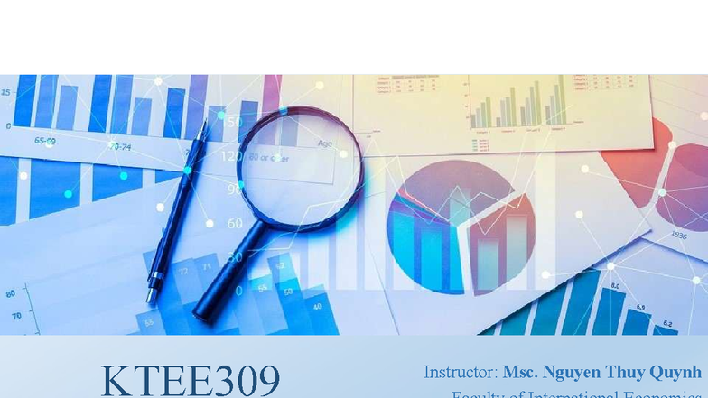 KTEE309 Econometrics: Chapter 3 - Multiple Linear Regression Model - Studocu