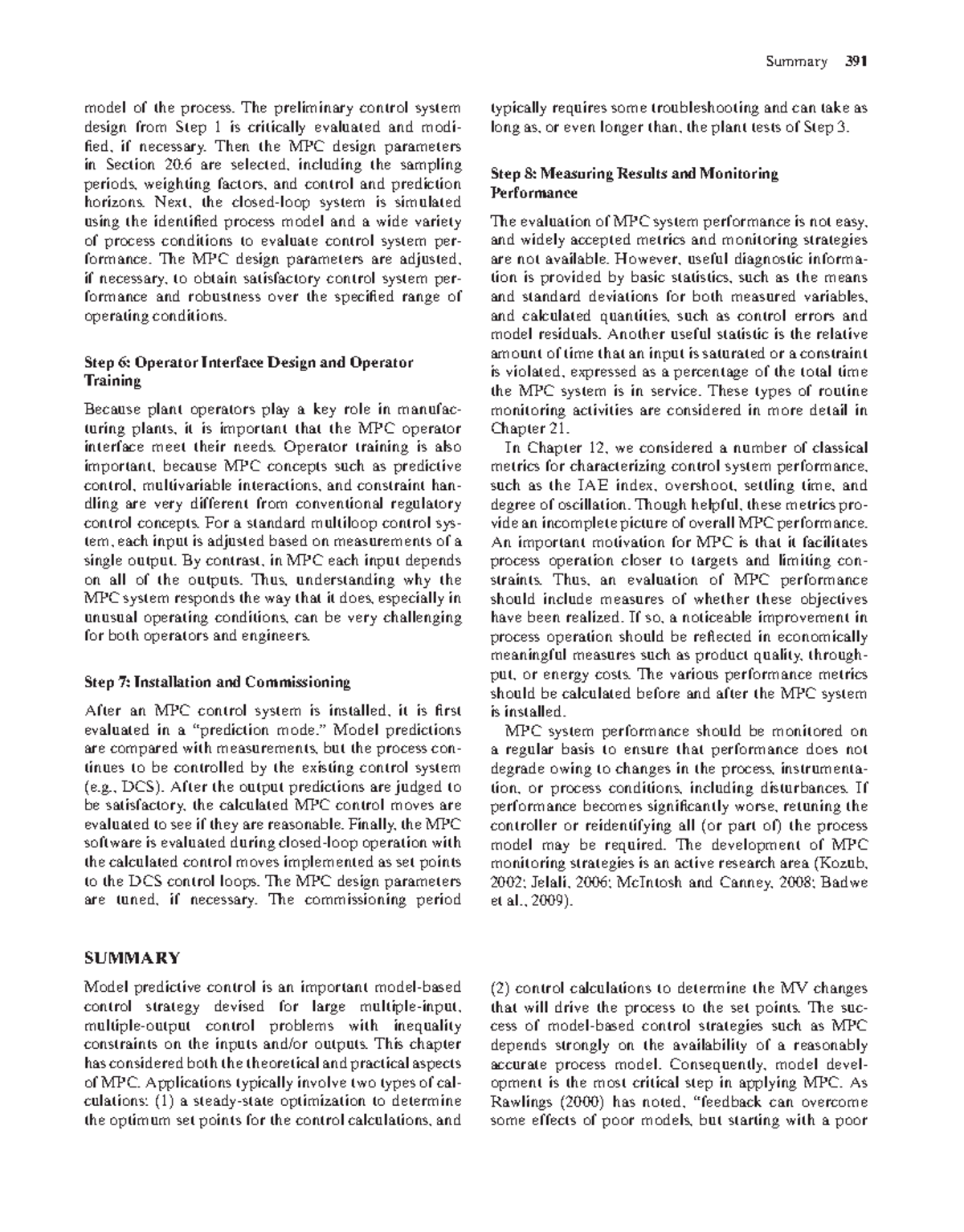 MPC System Design and Performance Evaluation - Process Dynamics ...