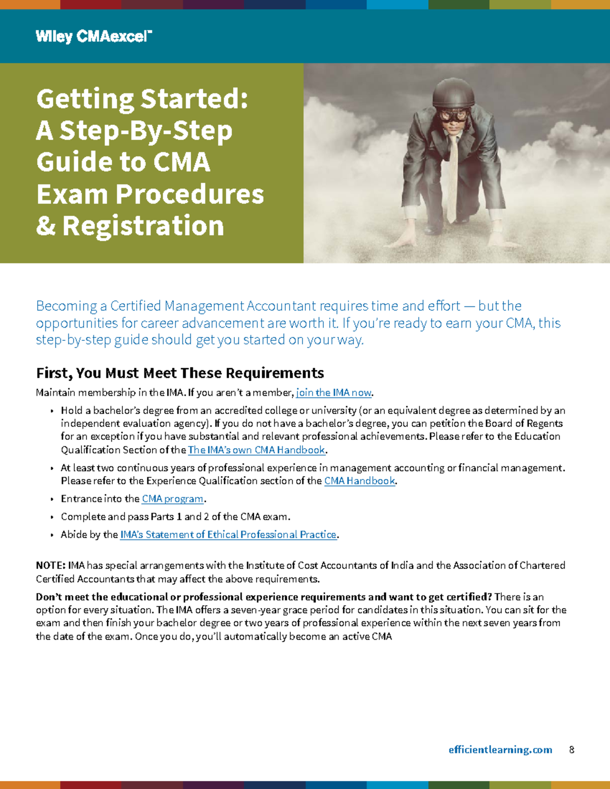 CMA(USA)-Guide - CMA exam guide - Getting Started: A Step-By-Step Guide to CMA Exam Procedures ...