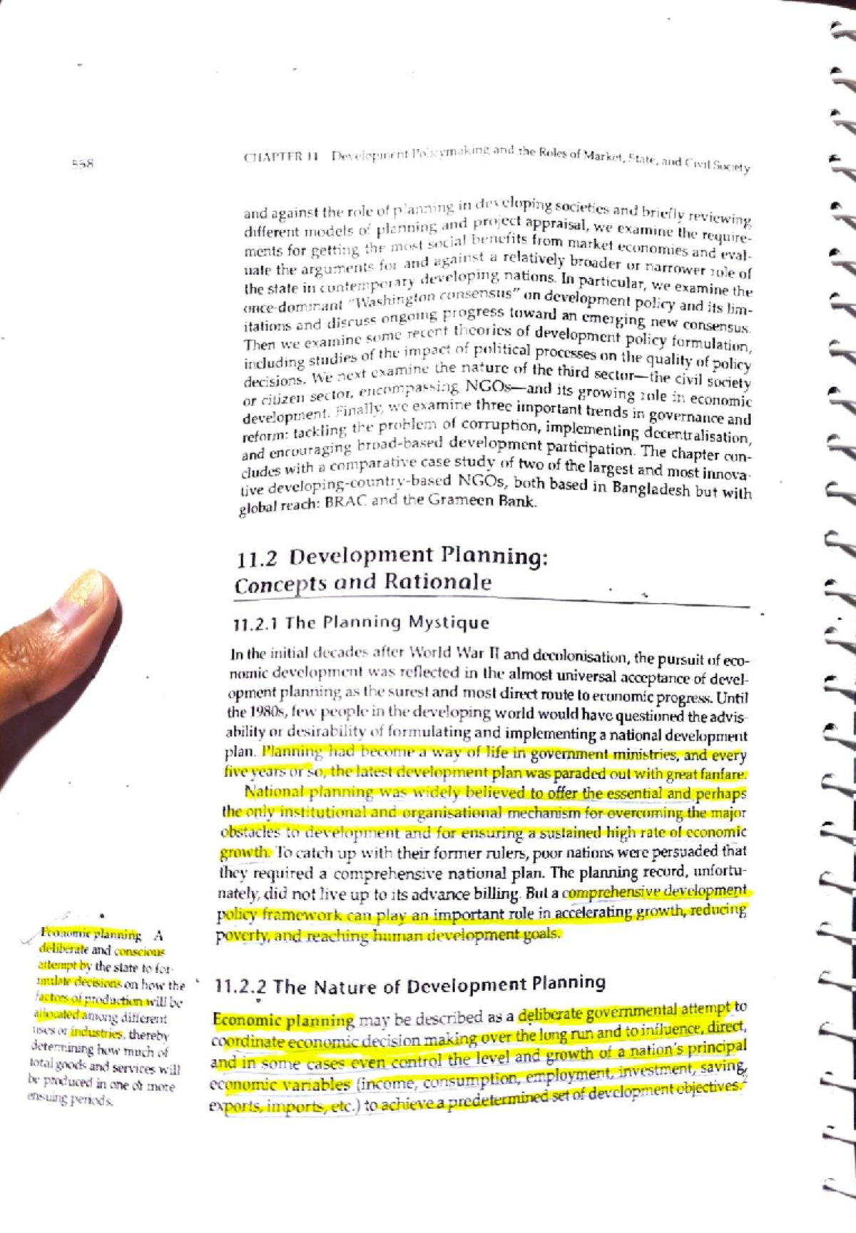 CHAPTER 11 Development Policymaking: Market, State, and Civil Society ...