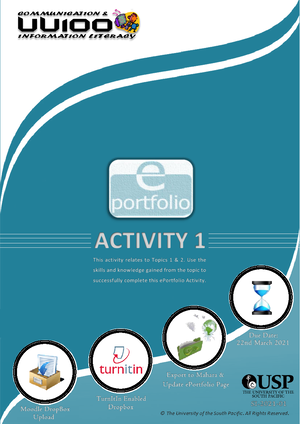 E-Portfolio Activity 1 - S Aniketh Navish Kumar Laucala Remediation ...