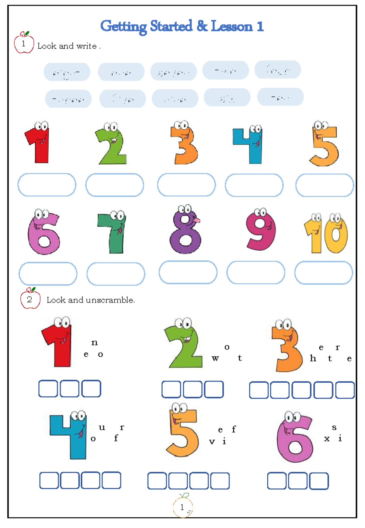 Getting Started Lesson 1-3: Smart Start 2 Activities - Studocu