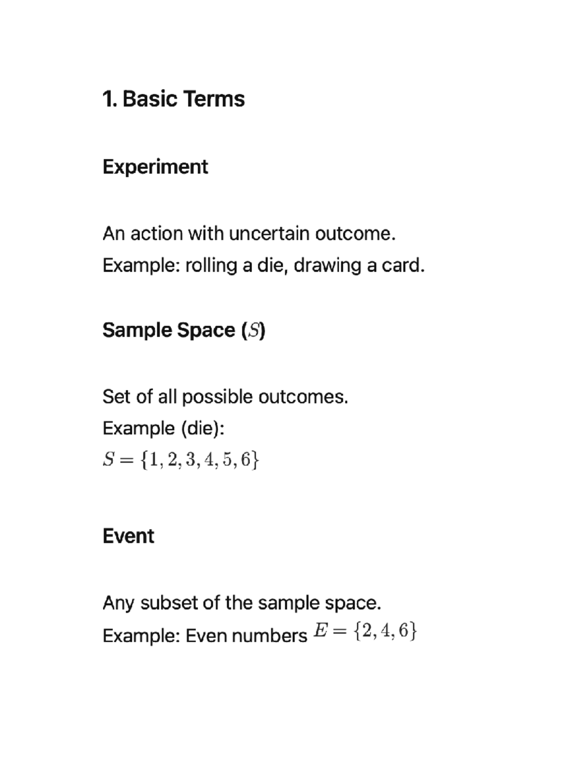 Probability Cheat Sheet: Key Concepts and Formulas - Studocu
