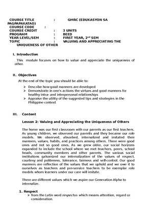 Two Way TOS - Sample Table of Specification - Content Time Spent No ...