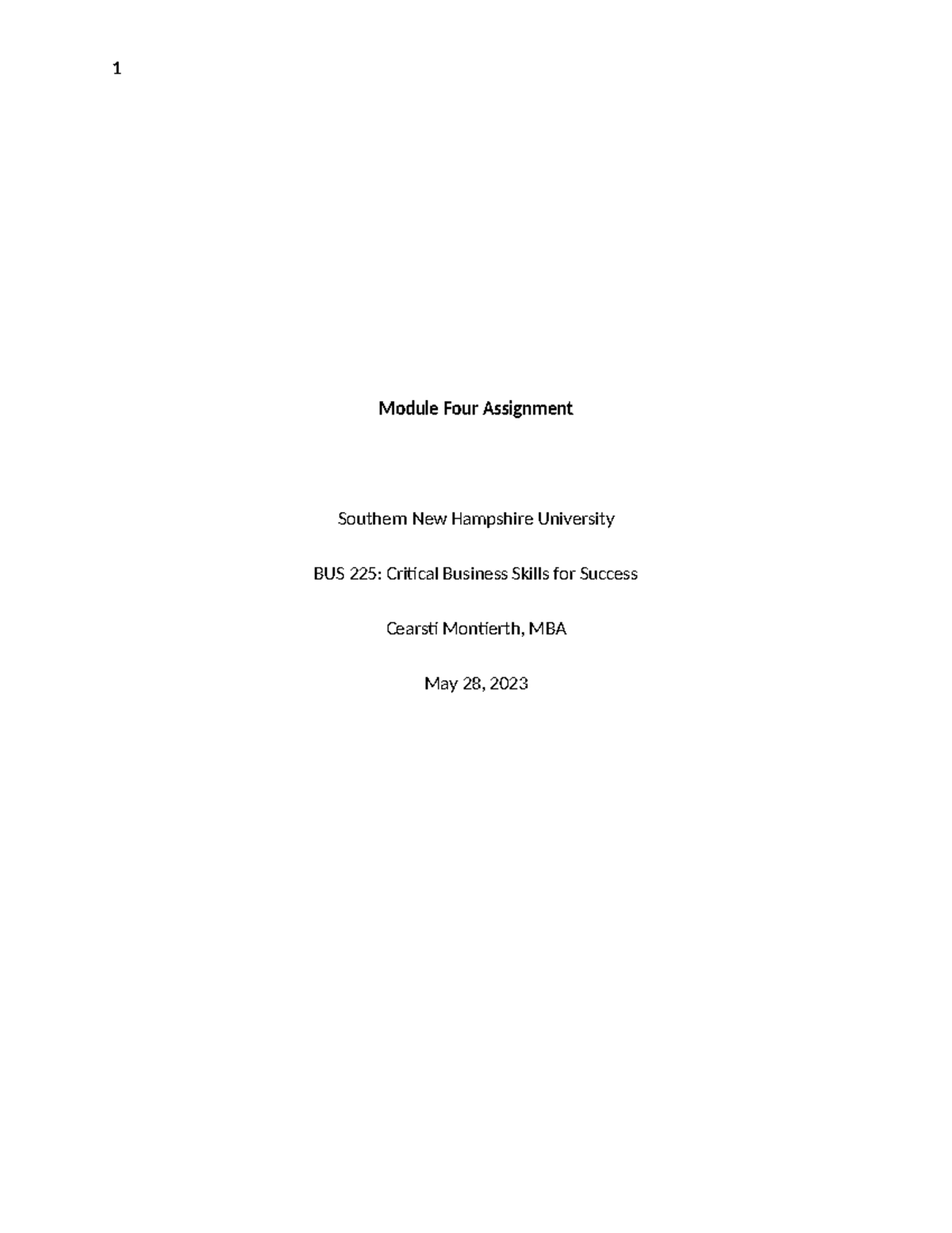 BUS 225 Module Four Data Analysis Assignment Report - Studocu