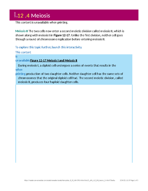 Gene Linkage and Mapping in Meiosis - Lesson 12.4 - This content is ...