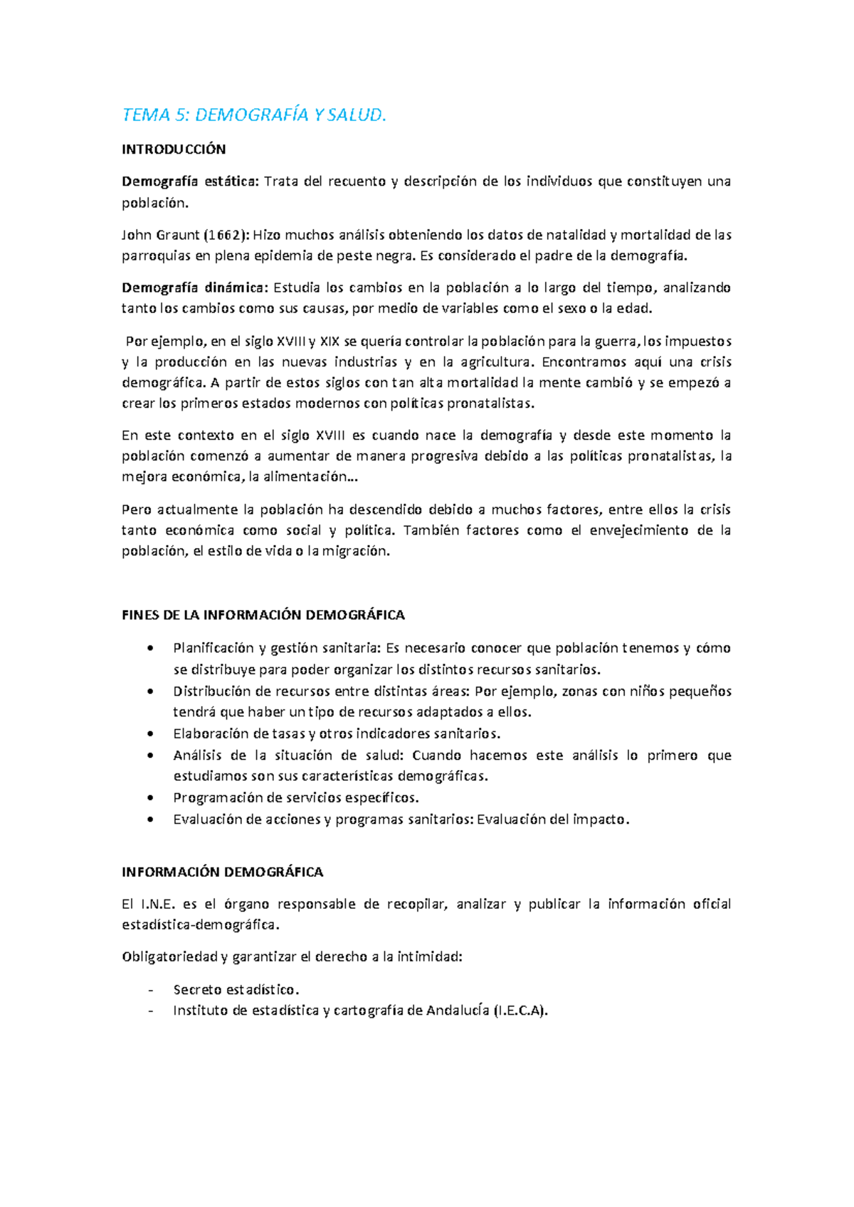 TEMA 5 - Biomedicina 2º US - Warning: TT: undefined function: 32 Warning: TT: undefined function ...