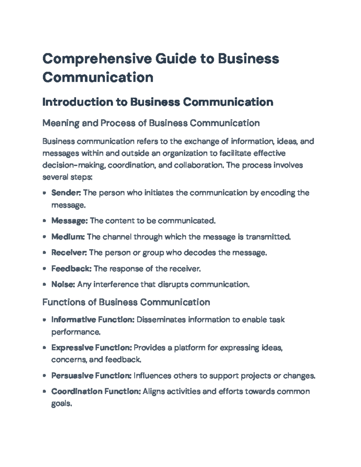 Comprehensive Guide to Business Communication Techniques and Strategies ...