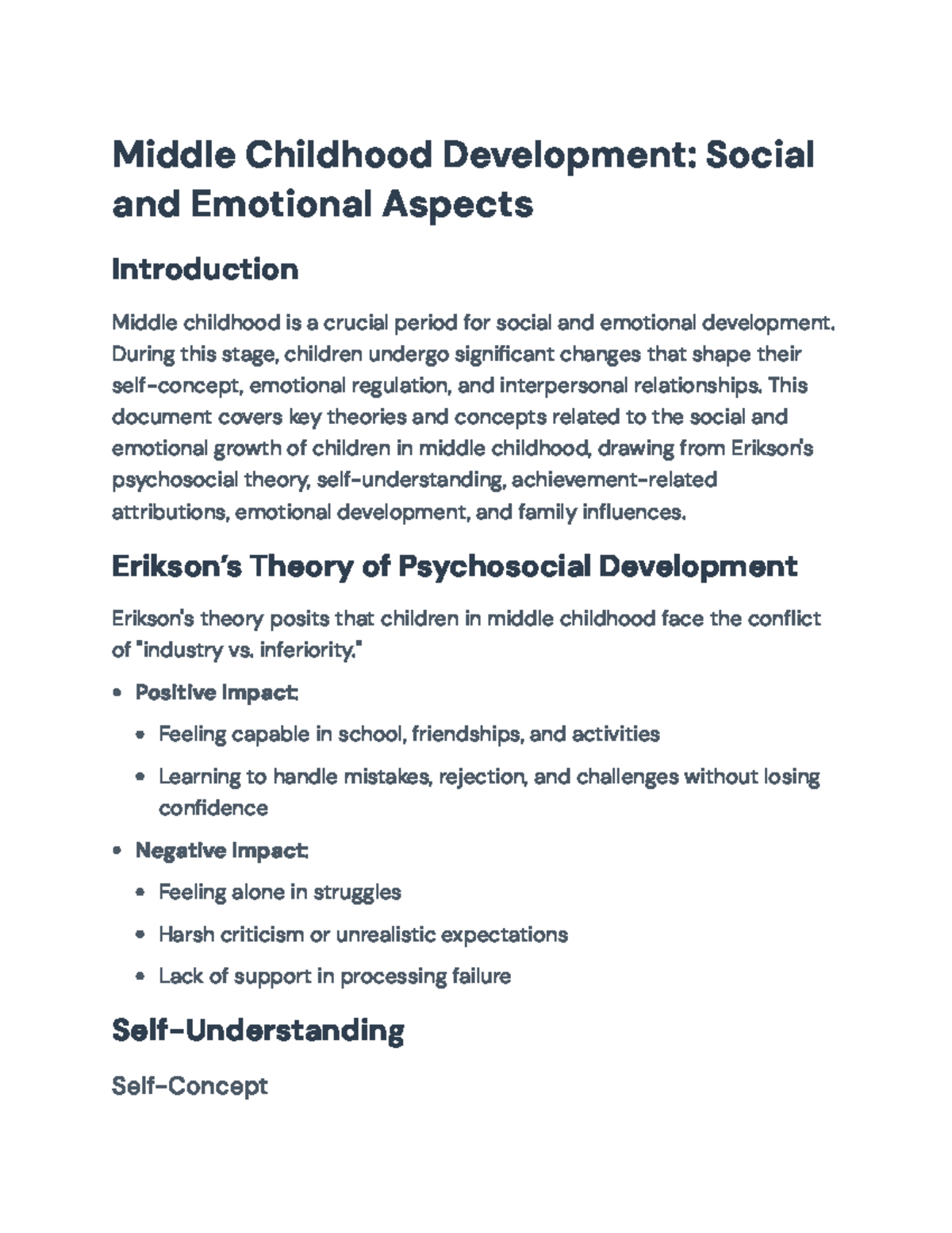 Middle Childhood Development: Social and Emotional Skills Overview ...