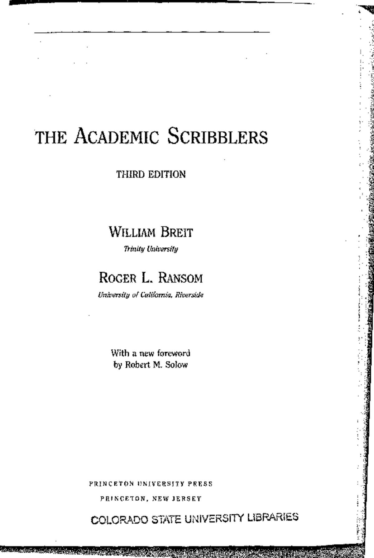Class 5 readings Marshal, Breit and Ransom - a THE ACADEMIC SCRIBBLERS ...