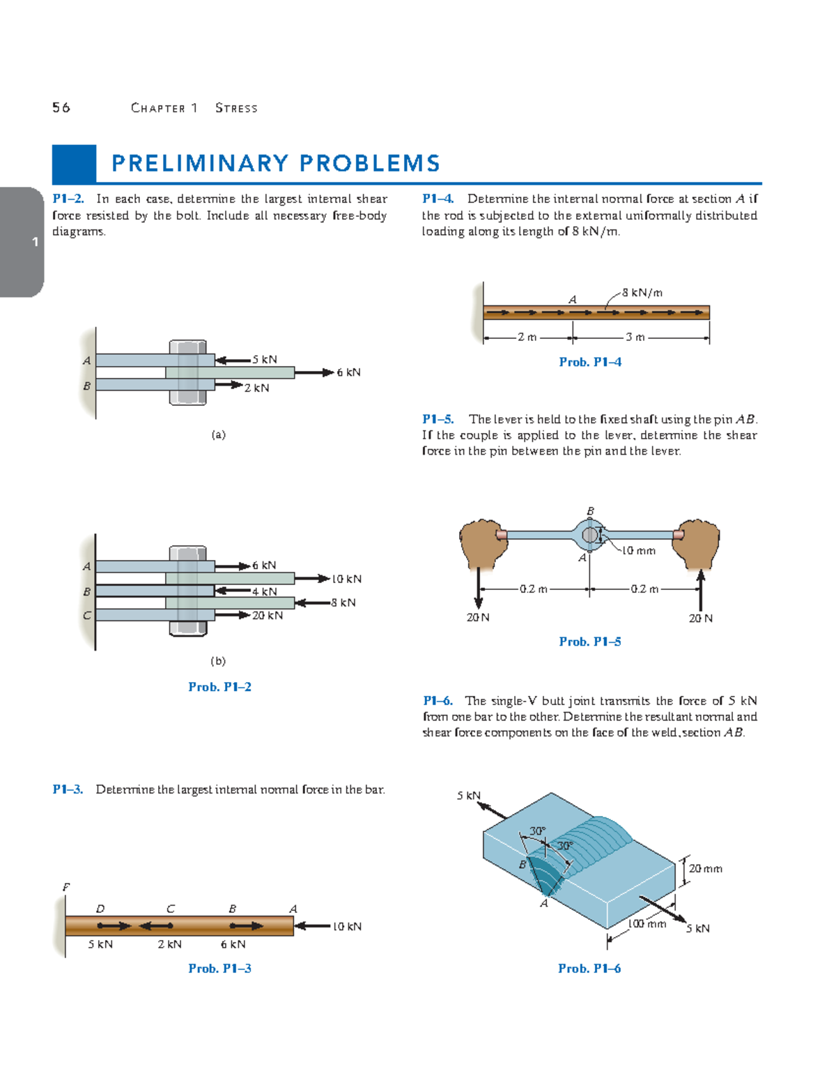 Tutorial 1: Analysis of Shear and Normal Stress Problems - Studocu