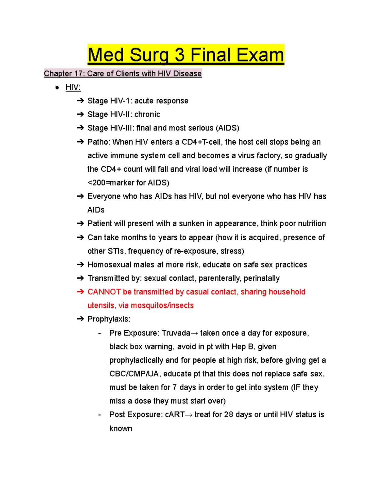 NUR 202 Trends Exam 2 Review: Key Concepts in Endocrine & Cardiac Care ...