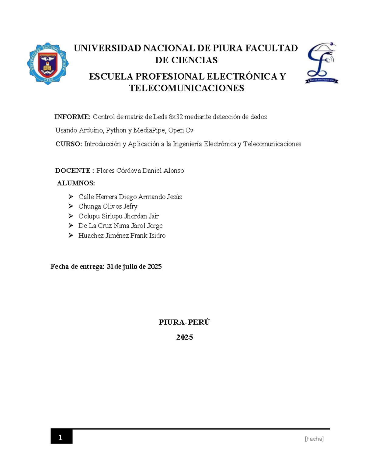 Control de Matriz de LEDs 8x32 con Detección de Dedos Usando Arduino y ...
