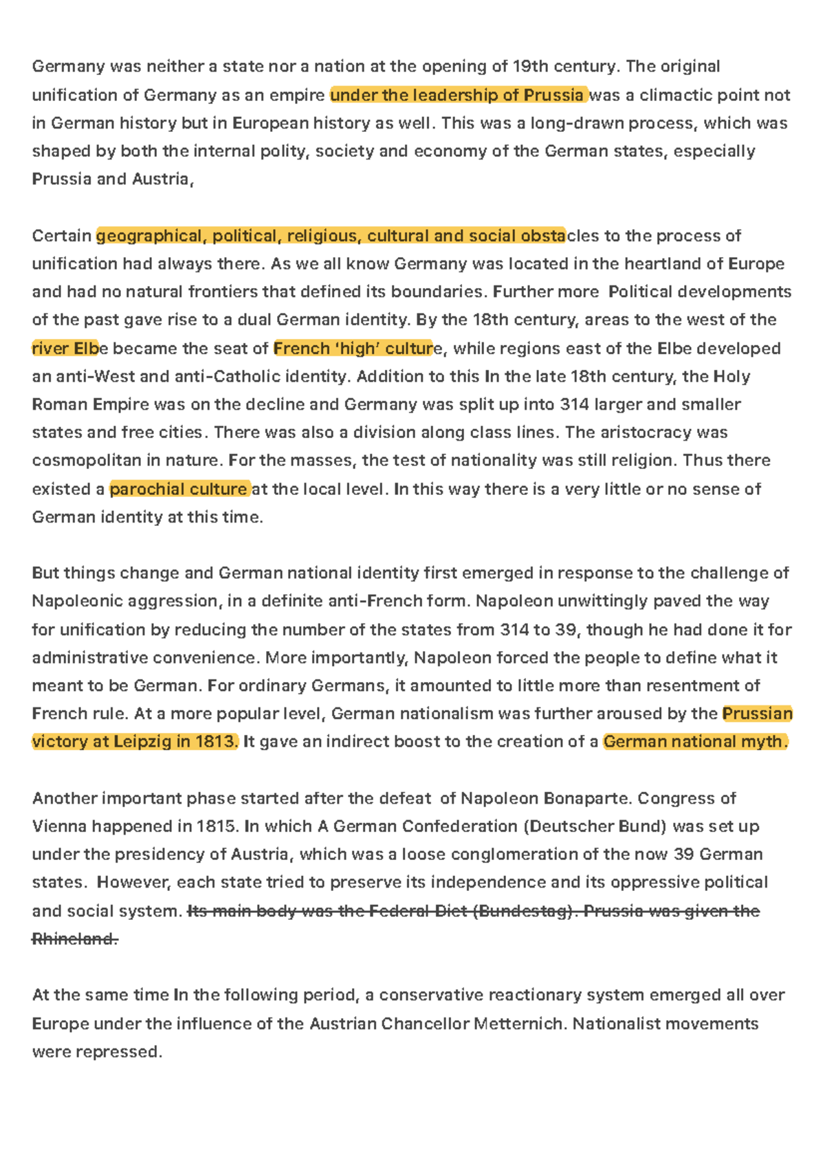 German Unification: Key Events and Impacts (Course Code: 2) - Studocu