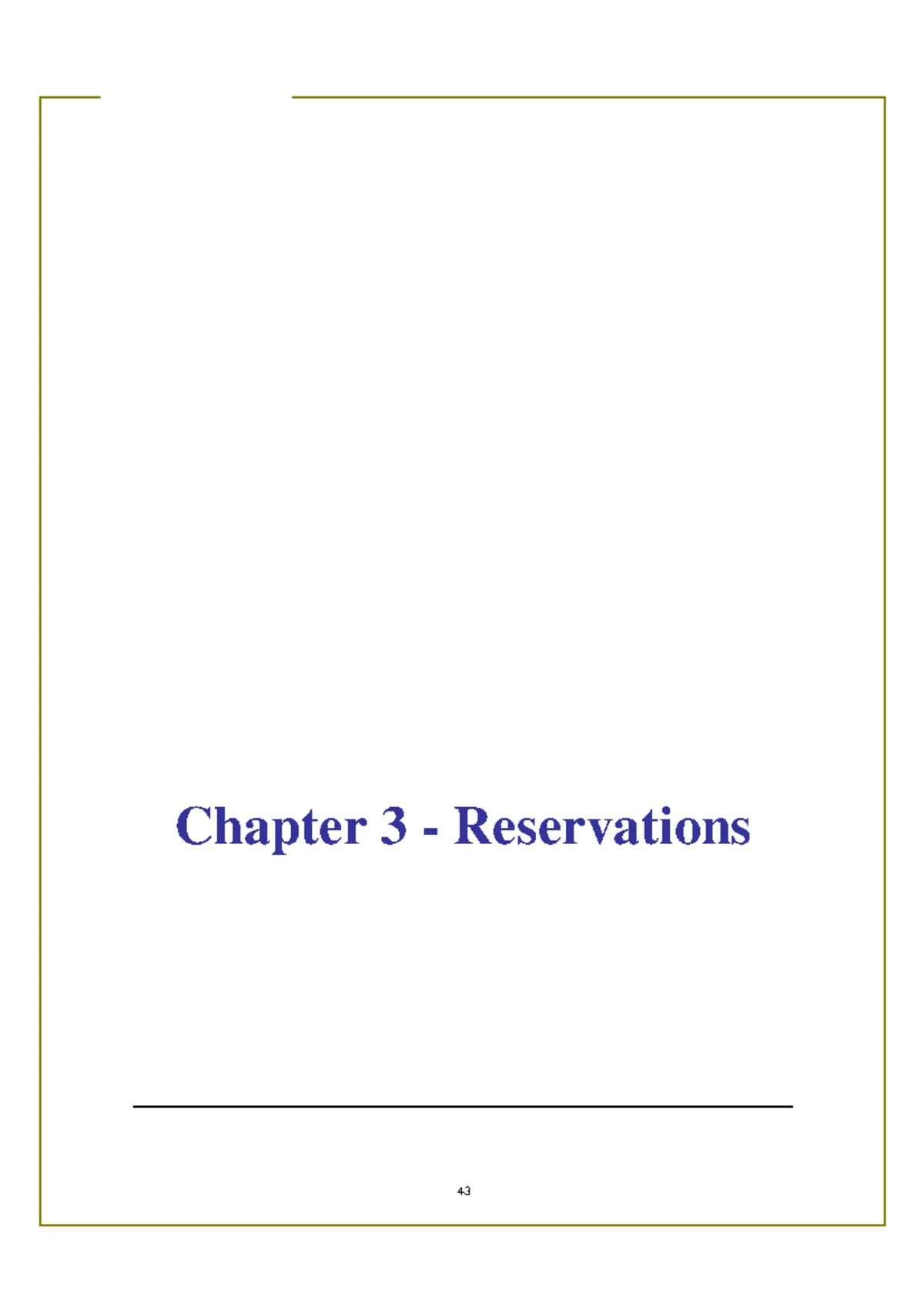 Rooms Management Opera PMS User Guide - Chapter 6 Rooms Management ...