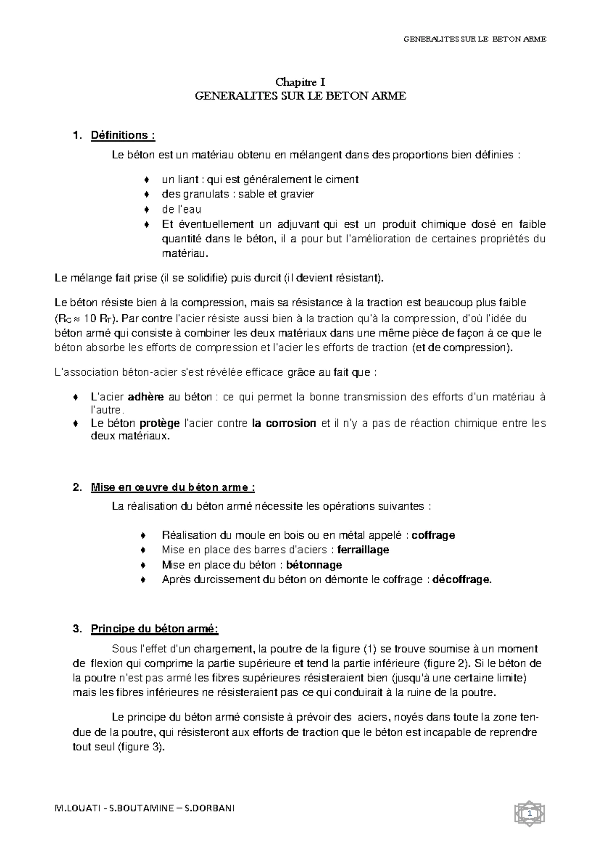 Mode operatoire d'une route - 1 MODE D’EXECUTION DES TRAVAUX DE VOIRIE ...