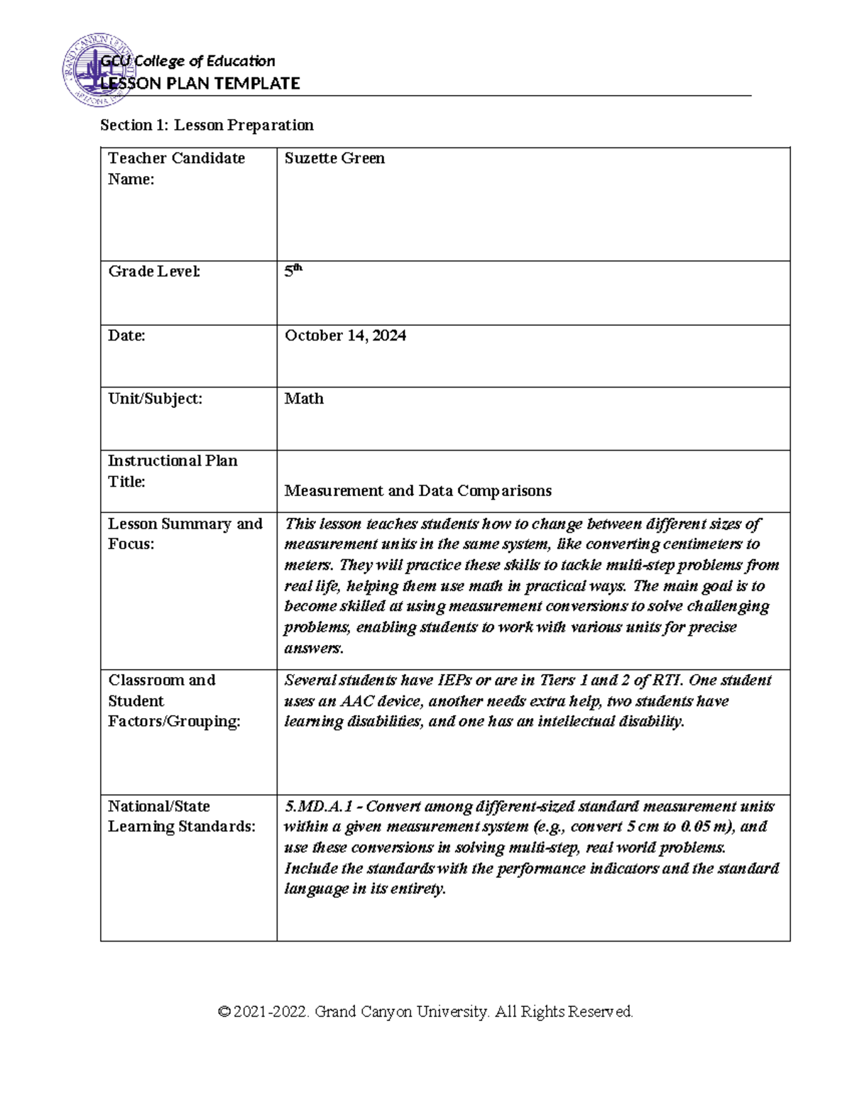 Augmentative and Alternative Communication Devices - LESSON PLAN ...