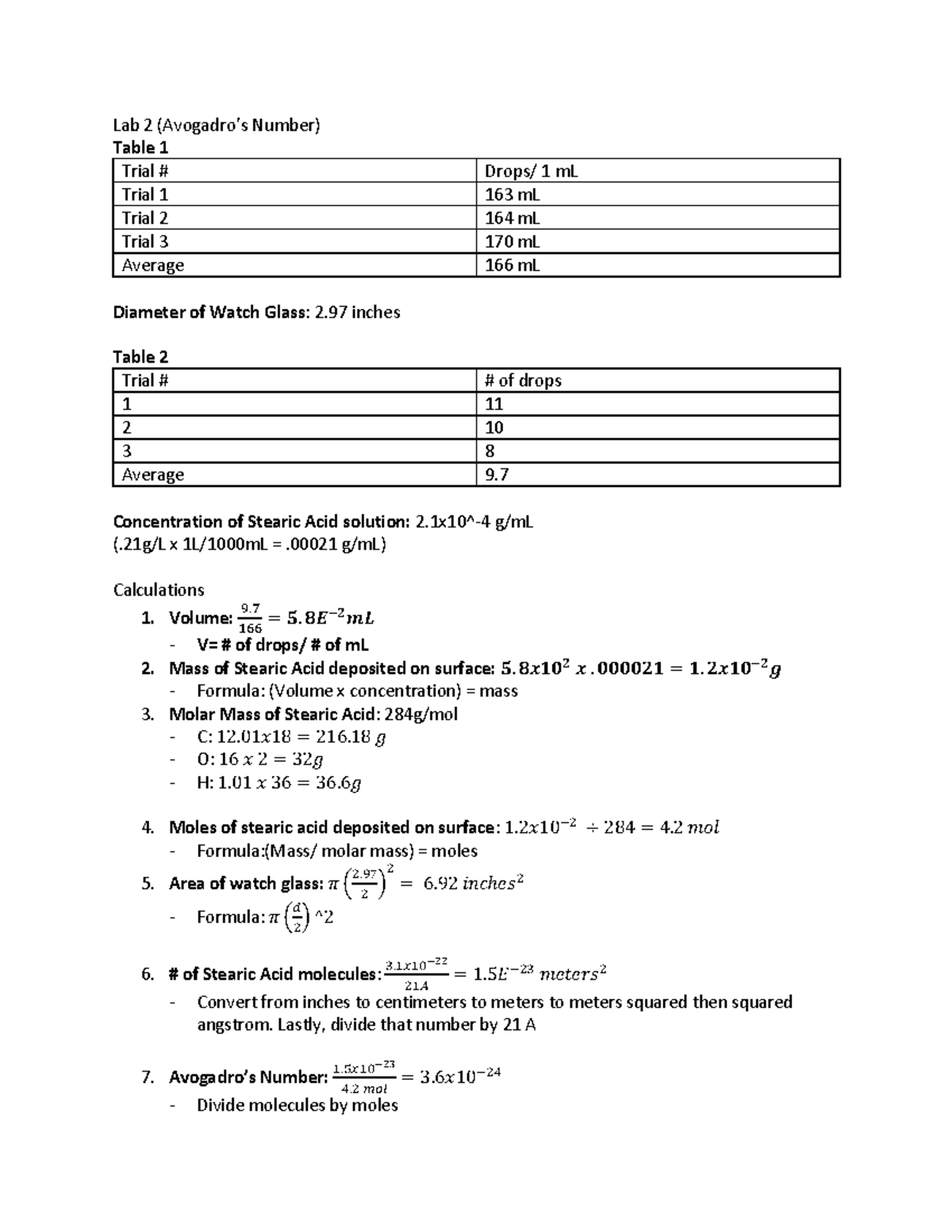 Chem Lab 2 - determination of Avogadro's number - Deprecated API usage: The SVG back-end is no ...