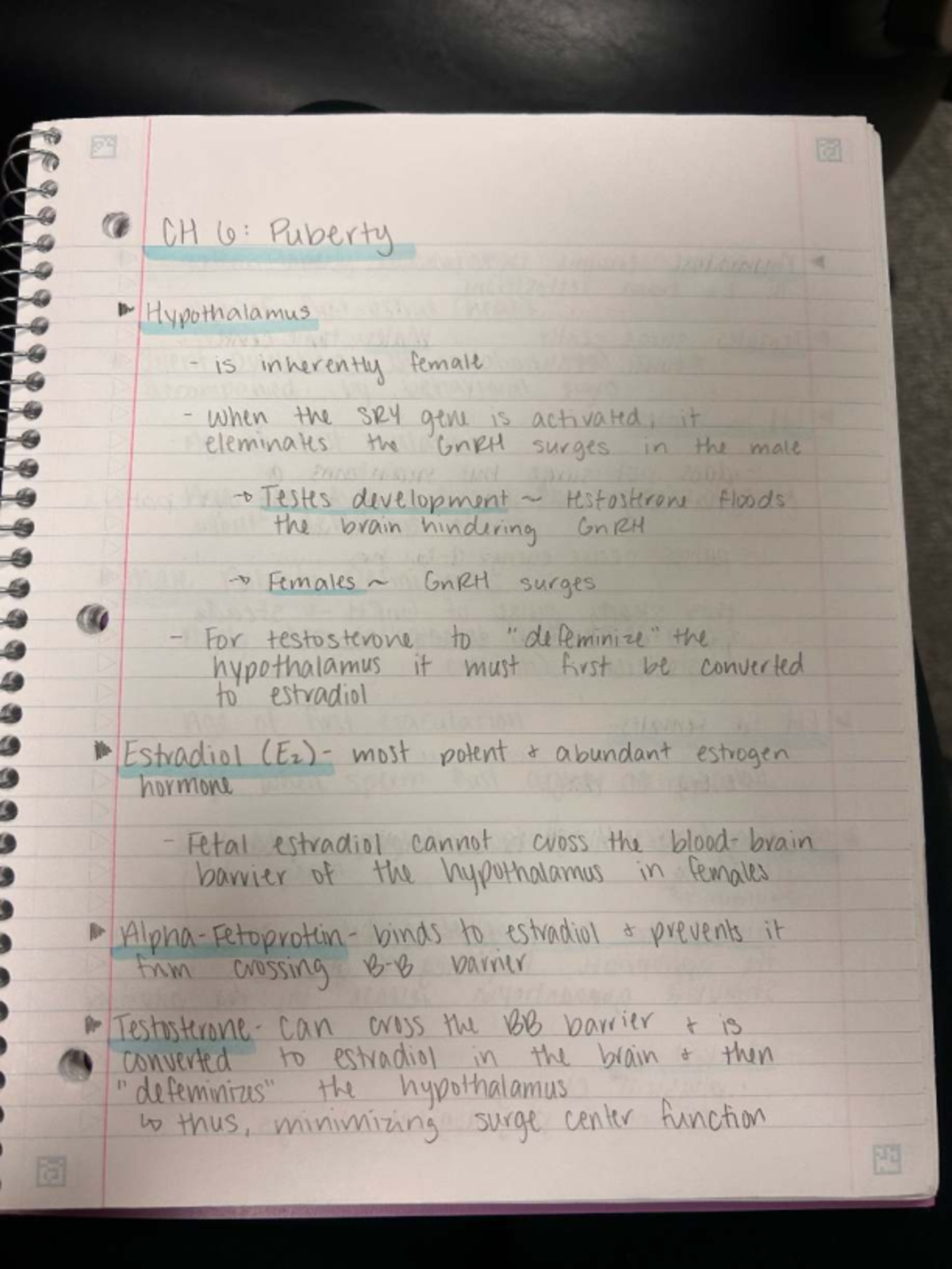 Final Exam Study Guide for Course Code XX123: Puberty and Hypothalamus - Studocu