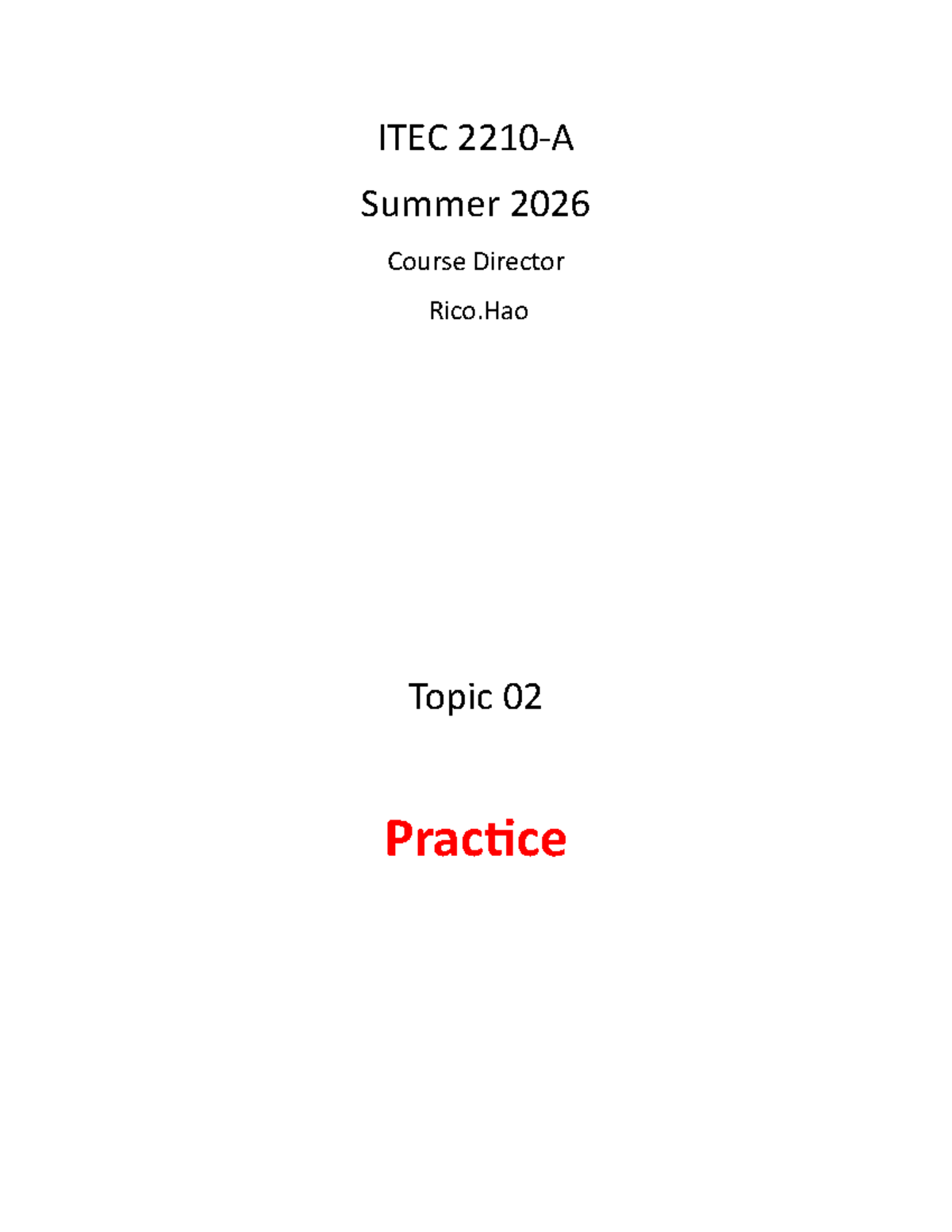 ITEC Summer 2026 Topic 02 Practice: Understanding DHCP & DNS Traffic ...