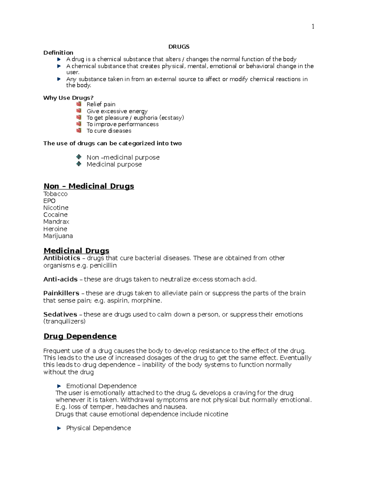 Drugs in Physical Education: Understanding Uses and Abuses - Studocu