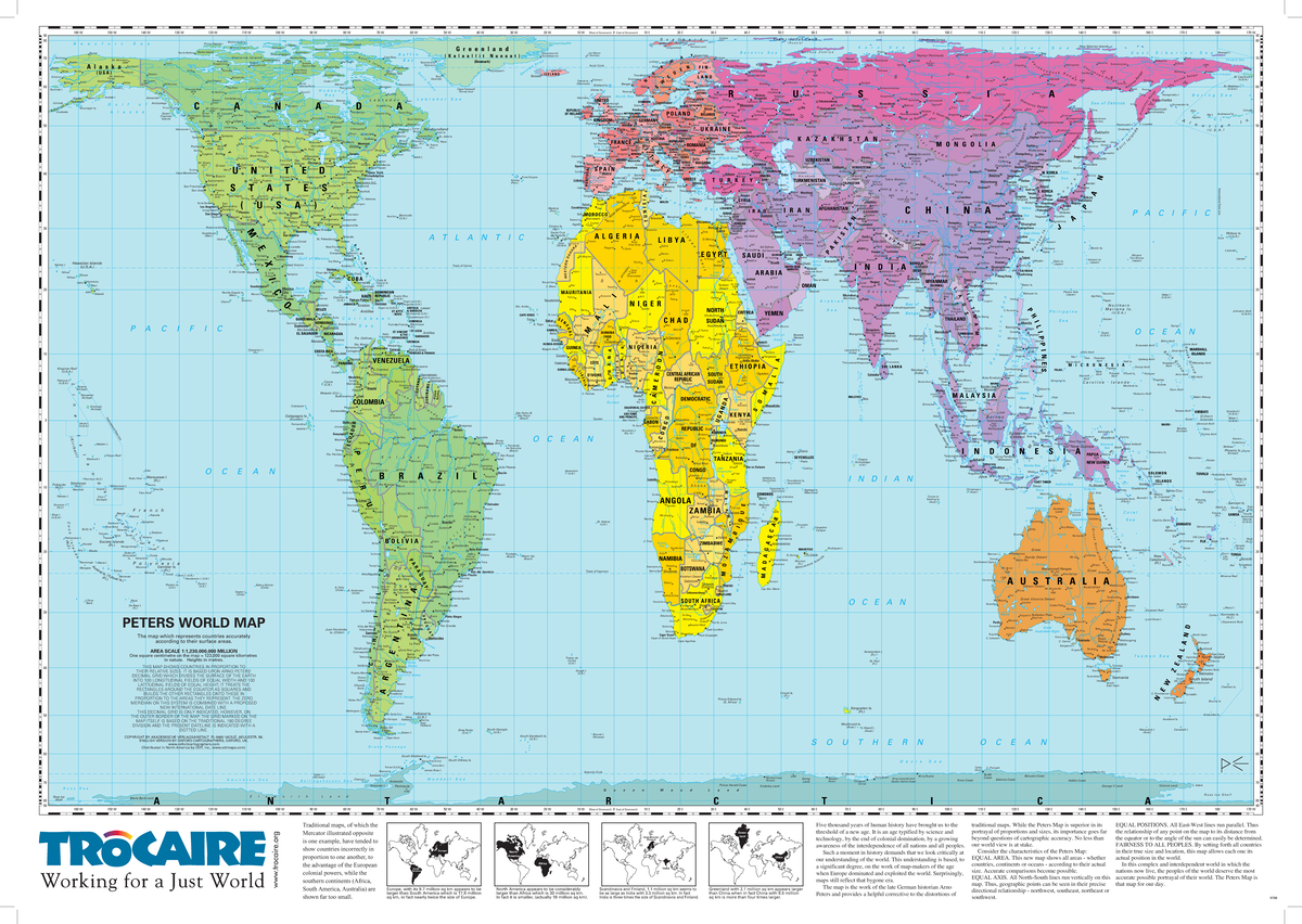 Peters World Map Analysis: A Critical Perspective on Cartography - Studocu
