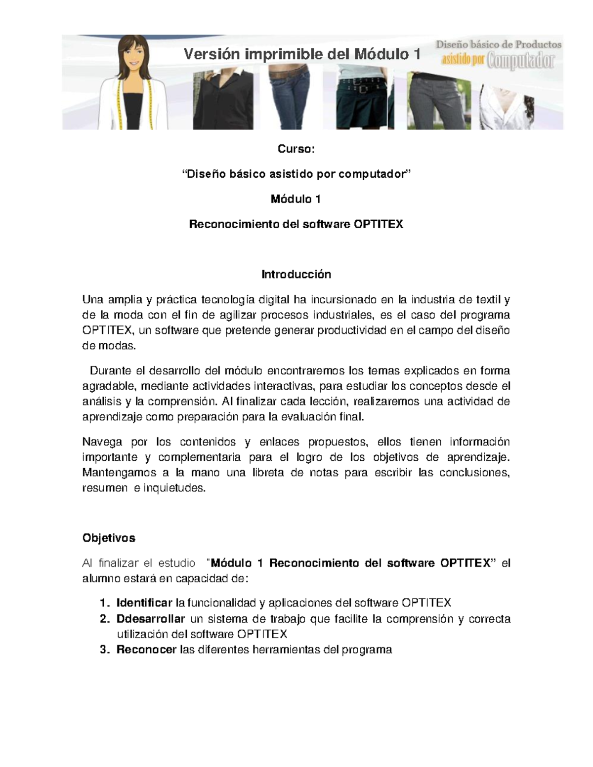 QUE ES Optitex - Curso: