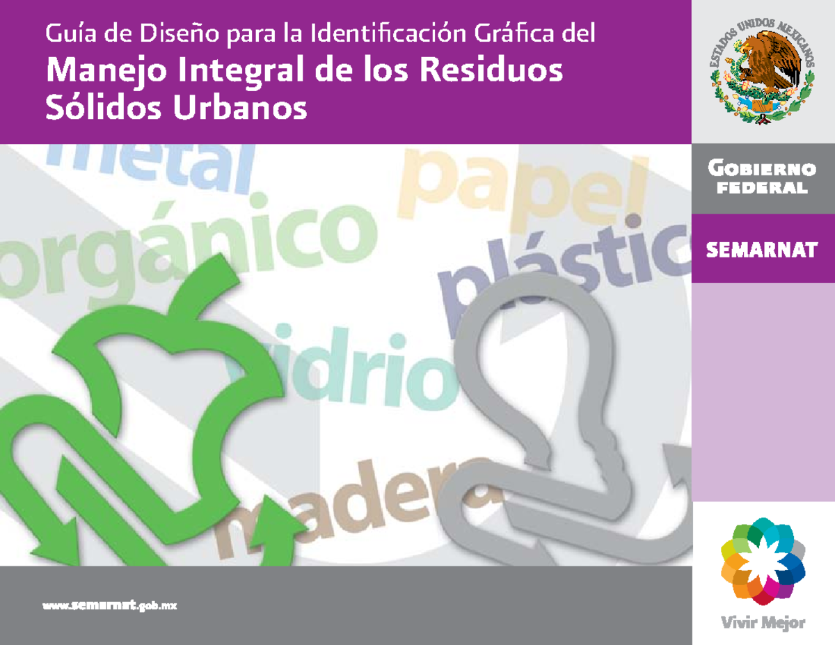 Guía de Diseño Semarnat: Identificación de Residuos Sólidos Urbanos ...