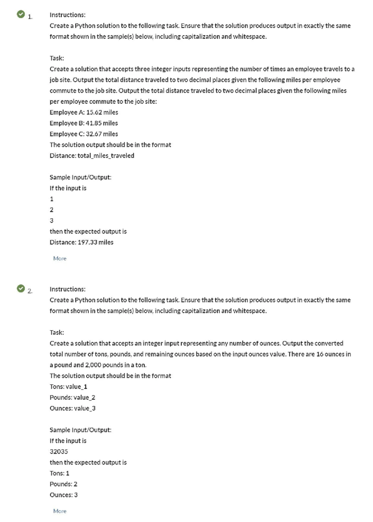 Python Programming Tasks for Beginners: Solution Guide - Studocu