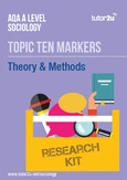 AQA A Level Sociology Topic Ten Markers: Theory & Methods Overview ...
