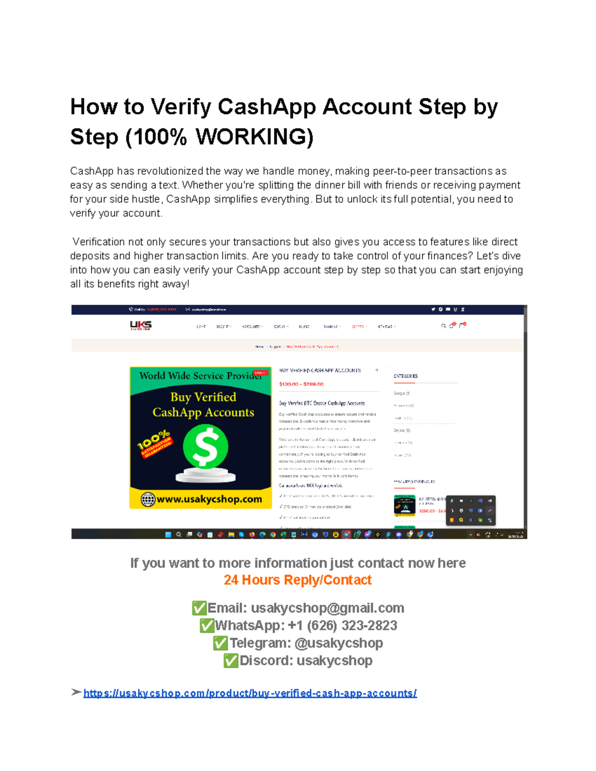 How to Verify Cash App Account Step by Step (100% Working) - How to ...