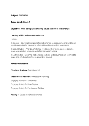 Grade 6-ENG- Reading Catch-UP- Friday - (FOR VALUES, PEACE, AND HEALTH ...