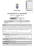 Math Methods Unit 3 and 4 - Grade: 12 - Victorian Certificate of ...