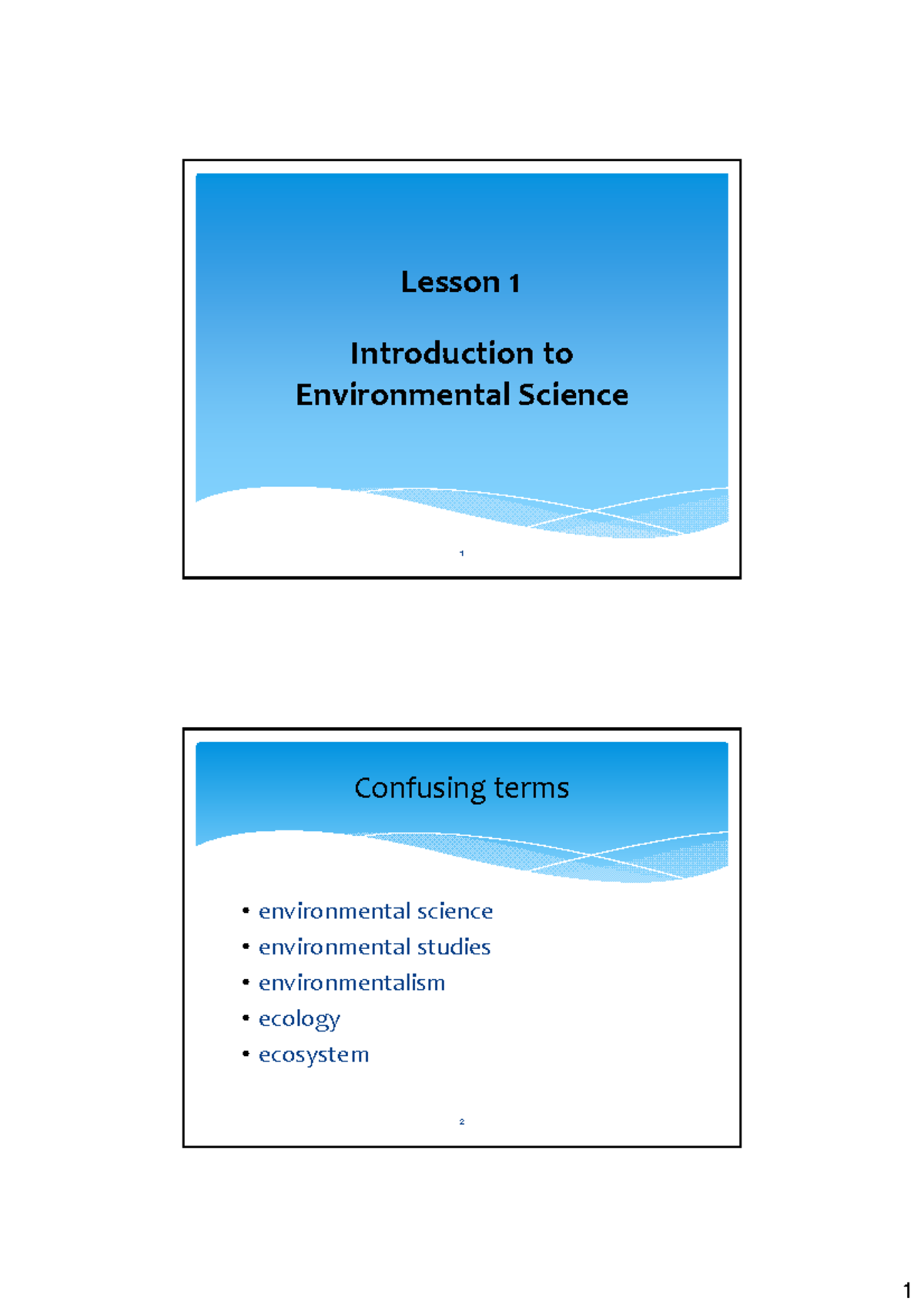 Chap01 - Introduction to Environmental Science (9 tiet) - Introduction ...