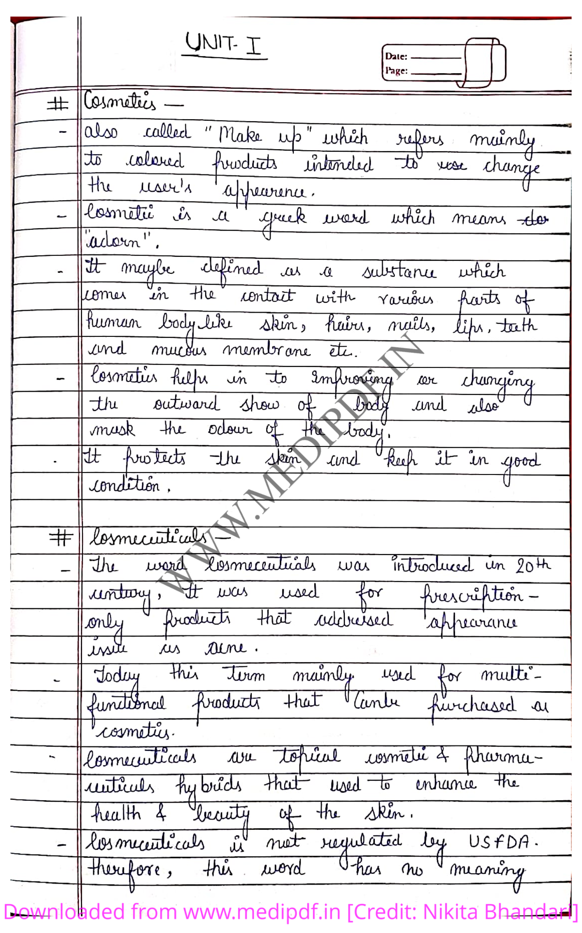 CS Units 1 - Handwritten Notes and Study Guide - Studocu