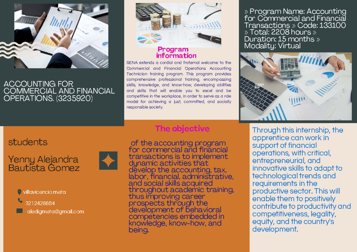 Program Info: Accounting for Commercial & Financial Ops (3235920) - Studocu