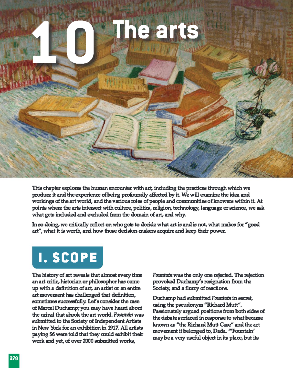 The Arts - Es algo de algo que se necesita - The arts 10 This chapter ...