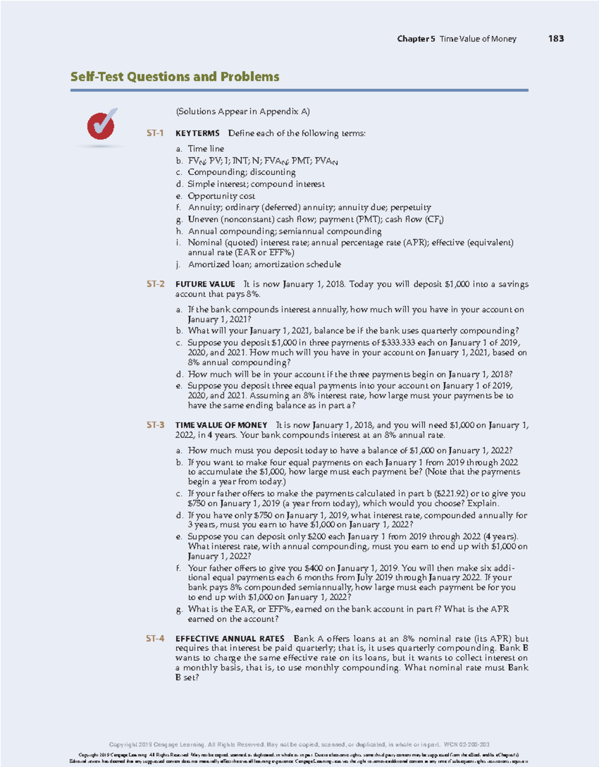 Fundamentals of financial management 75 - Chapter 5 Time Value of Money ...