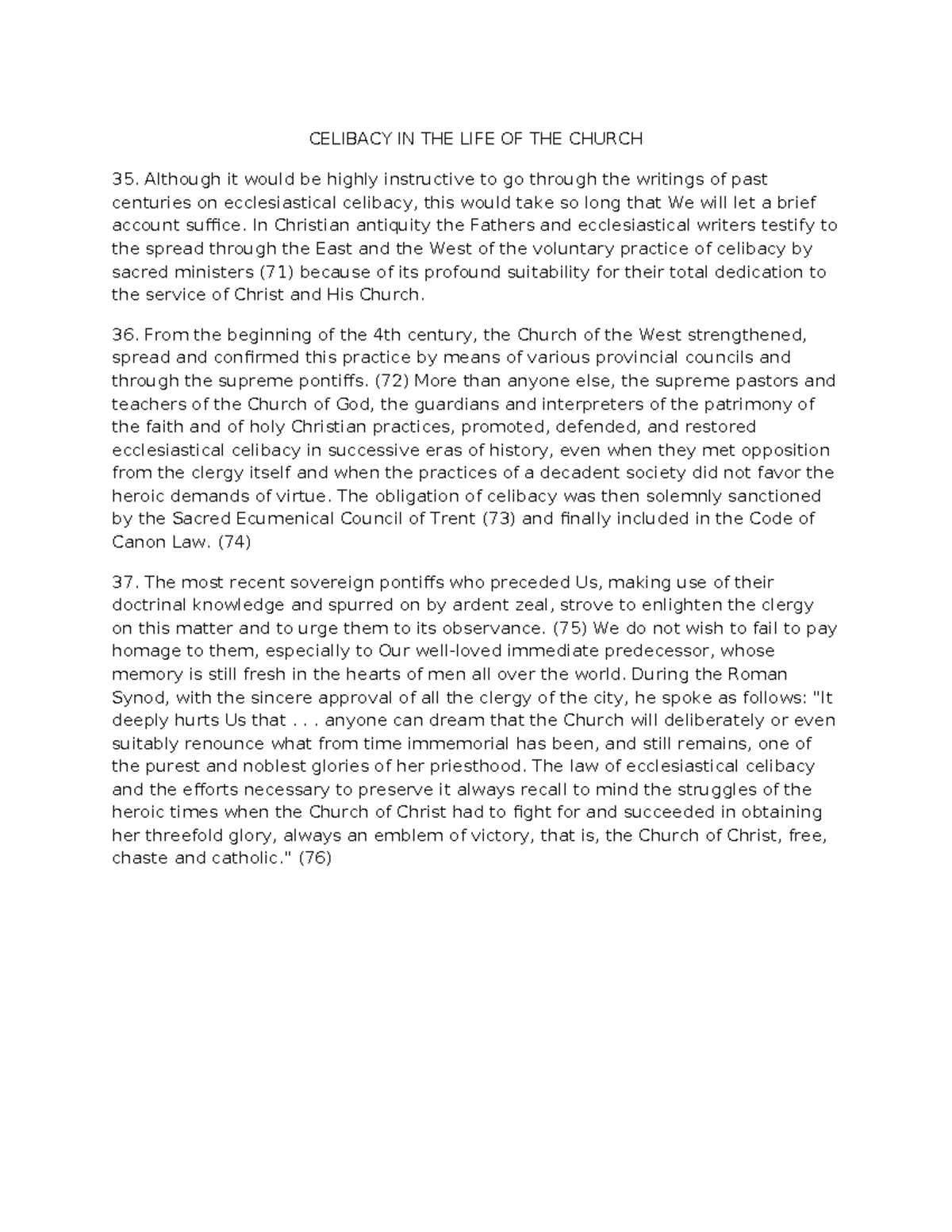 Ecclesiastical Celibacy: Historical Overview & Church Teachings Review ...