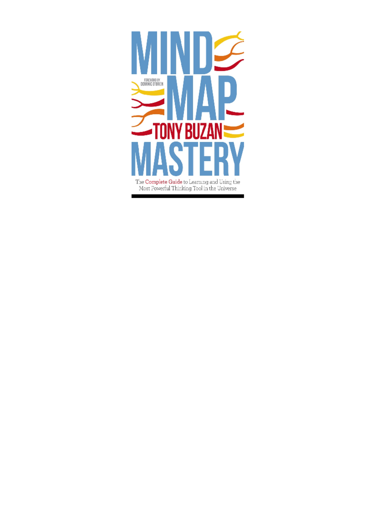 Mind Map Mastery: A Comprehensive Guide to Tony Buzan's Techniques ...