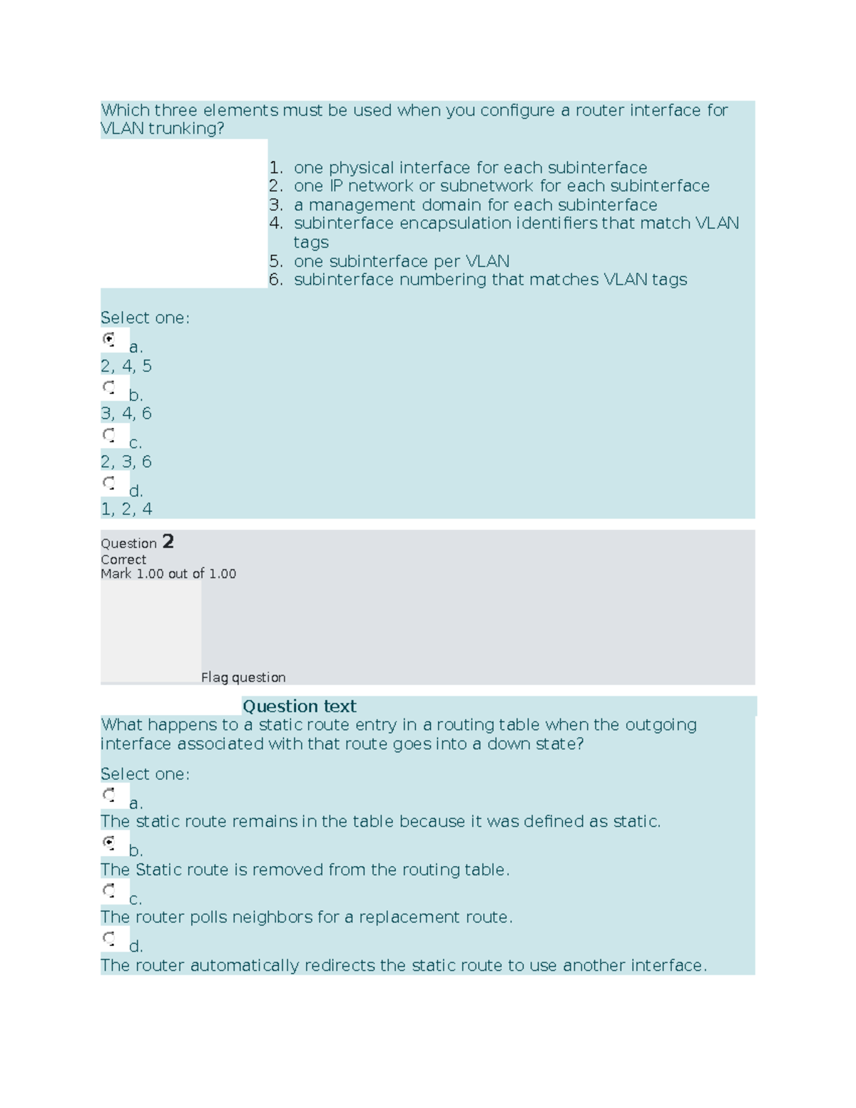 DATA Comms 2 Final Exam Study Guide on VLANs and Routing Concepts - Studocu