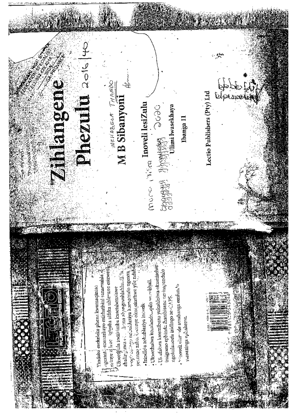 Inoveli LesiZulu 03032025: Ukuhlaziywa Kwenhloso Nendikimba - Studocu