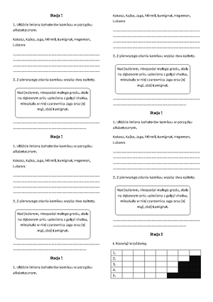 Epitety 4 b - sprawdzian - Konspekt lekcji języka polskiego w klasie 4 ...