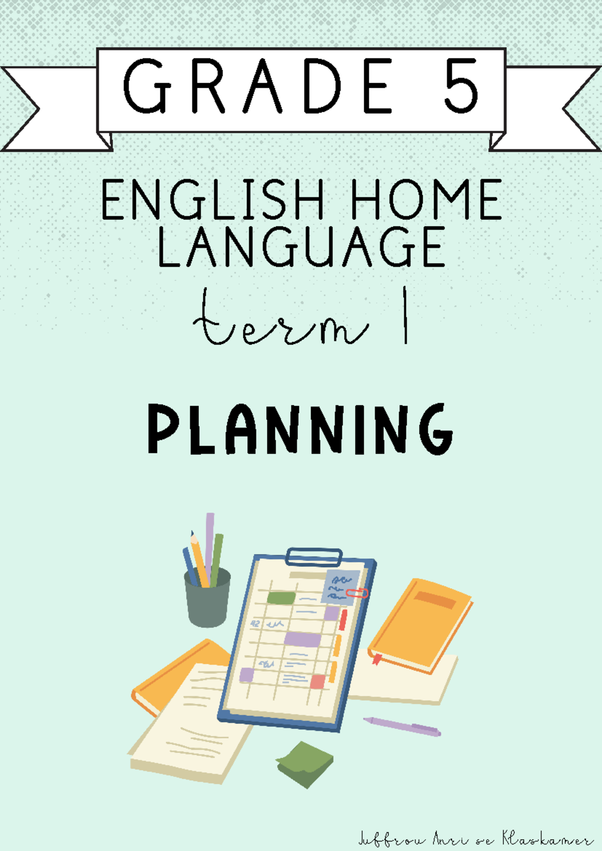 GR 5 ENG HL T1 - Lesson Planning & Overview for Term 1 - Studocu