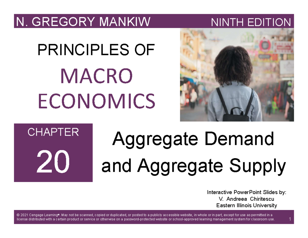 Ch20 AD AS - Principles of Macroeconomics: Aggregate Demand & Supply ...